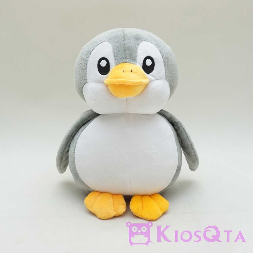 Jual boneka penguin bulu putih abu abu medium OKT | Jakmall.com
