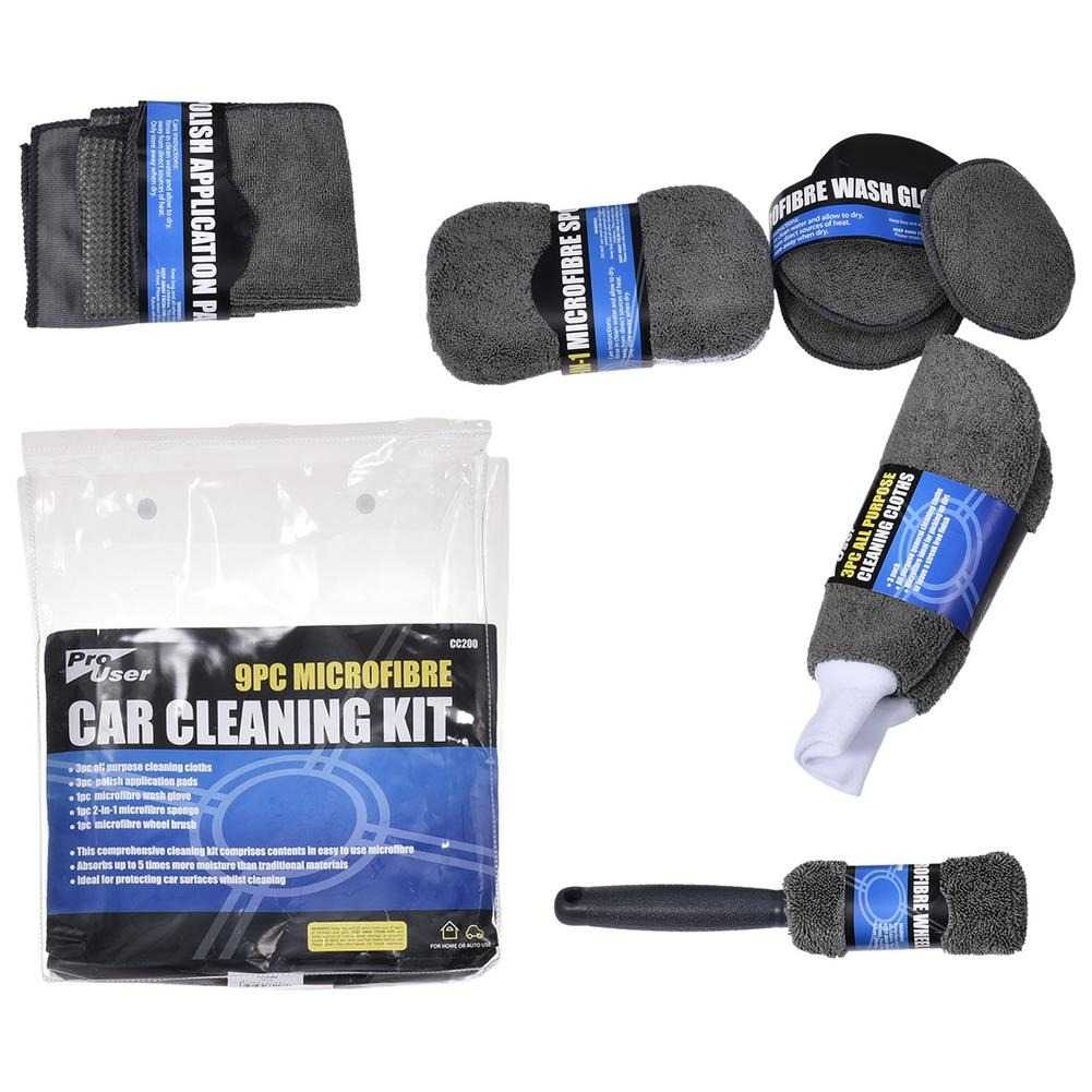 Jual ProUser Car Wash Cleaning Kit Spons Cuci Mobil 9 PCS - CC200