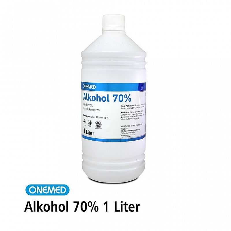 Jual Alkohol 70% Onemed 1 Liter | Jakmall.com