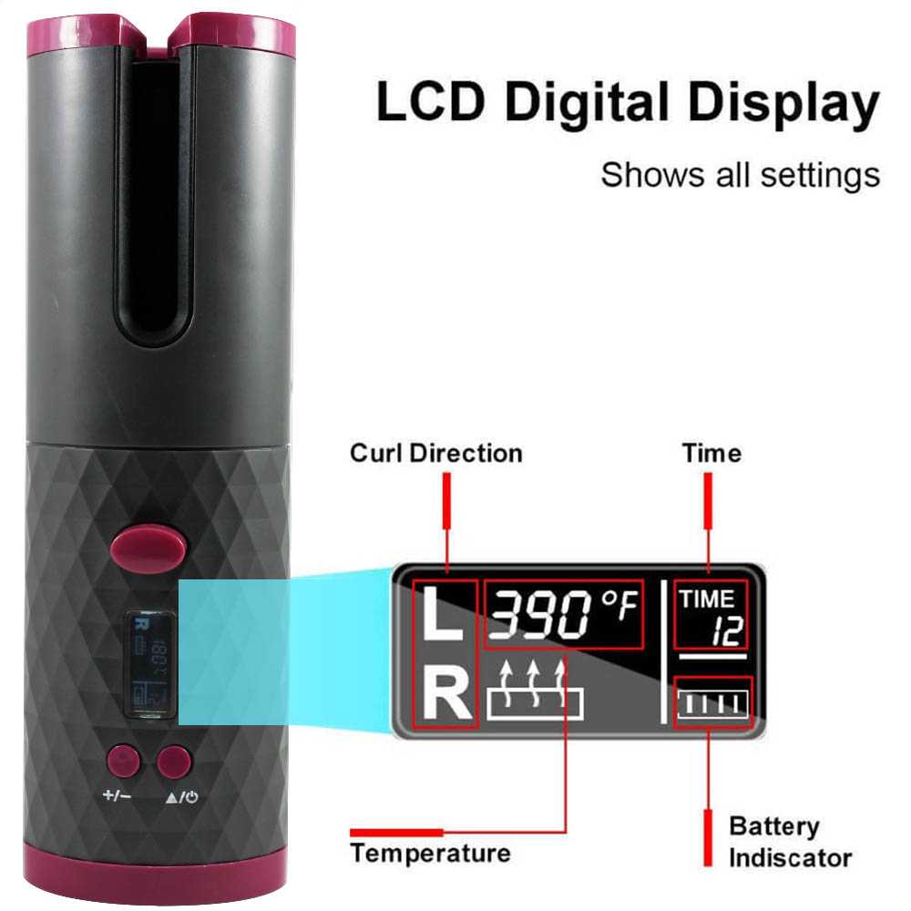 Jual Auto Curler Rechargeable Tanpa Kabel Catok Keriting Otomatis ...