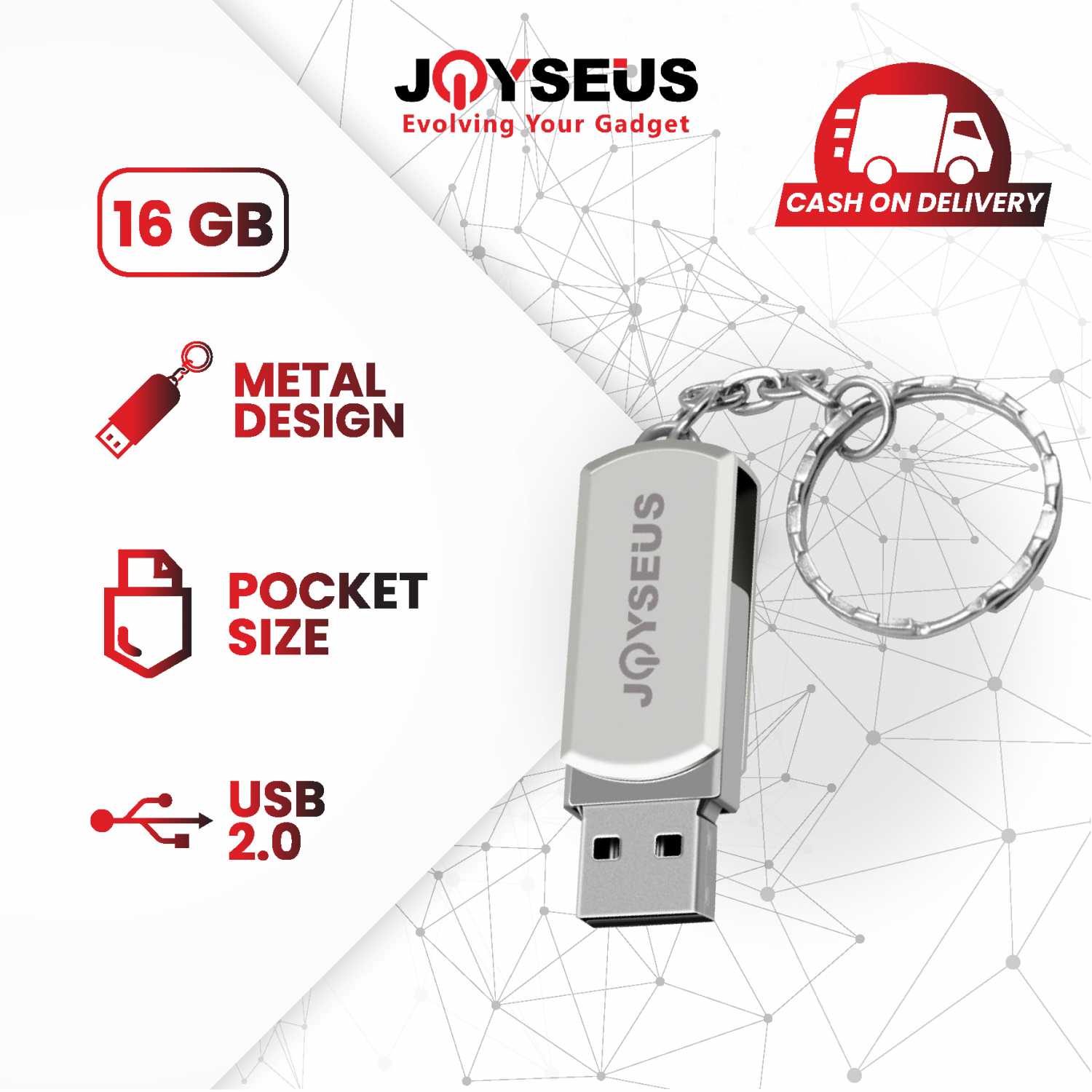Jual JOYSEUS flashdisk 32 GB & 16 GB usb 2.0 Pen Drive 2.0