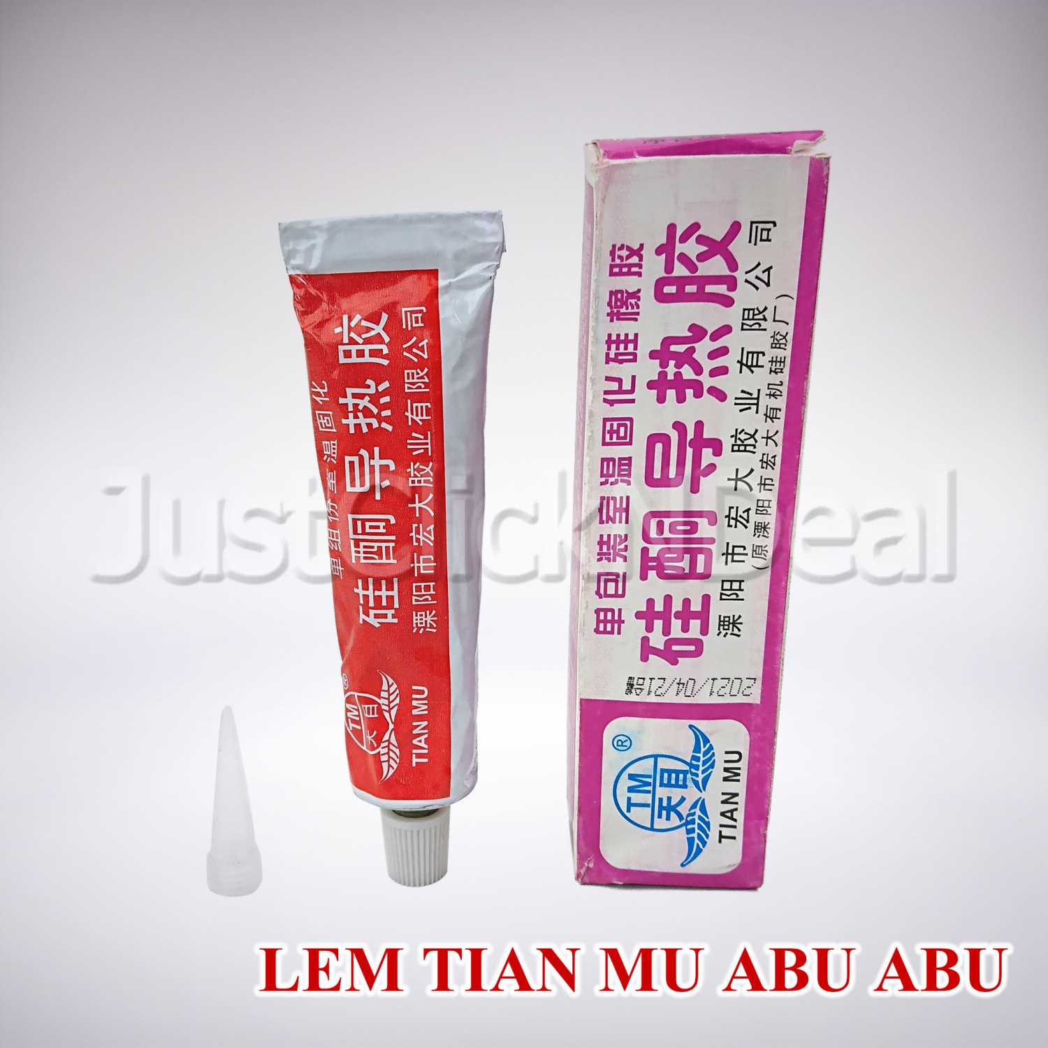 Jual Tian Mu Abu Abu Lem RTV Sillicone Rubber Thermal Sealant