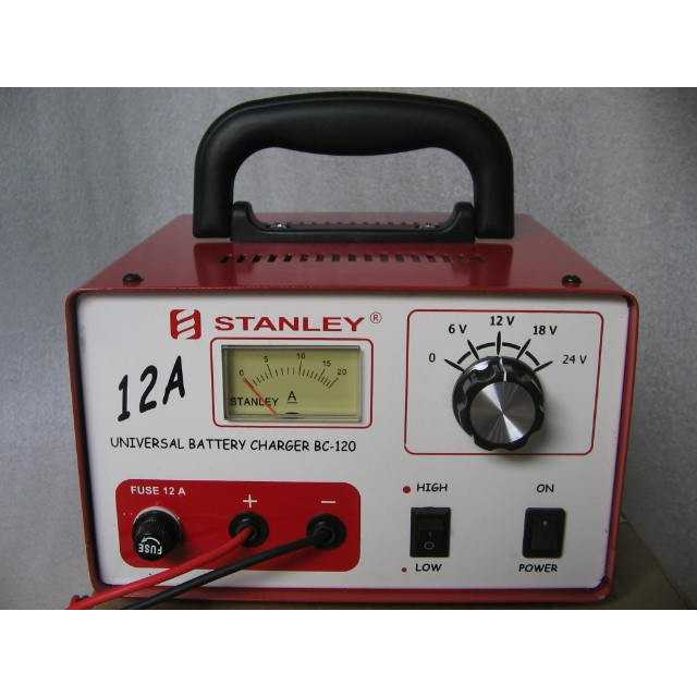 Jual Charger Aki / Accu Merk Stanley (6v-12v-18v-24v) | Jakmall.com