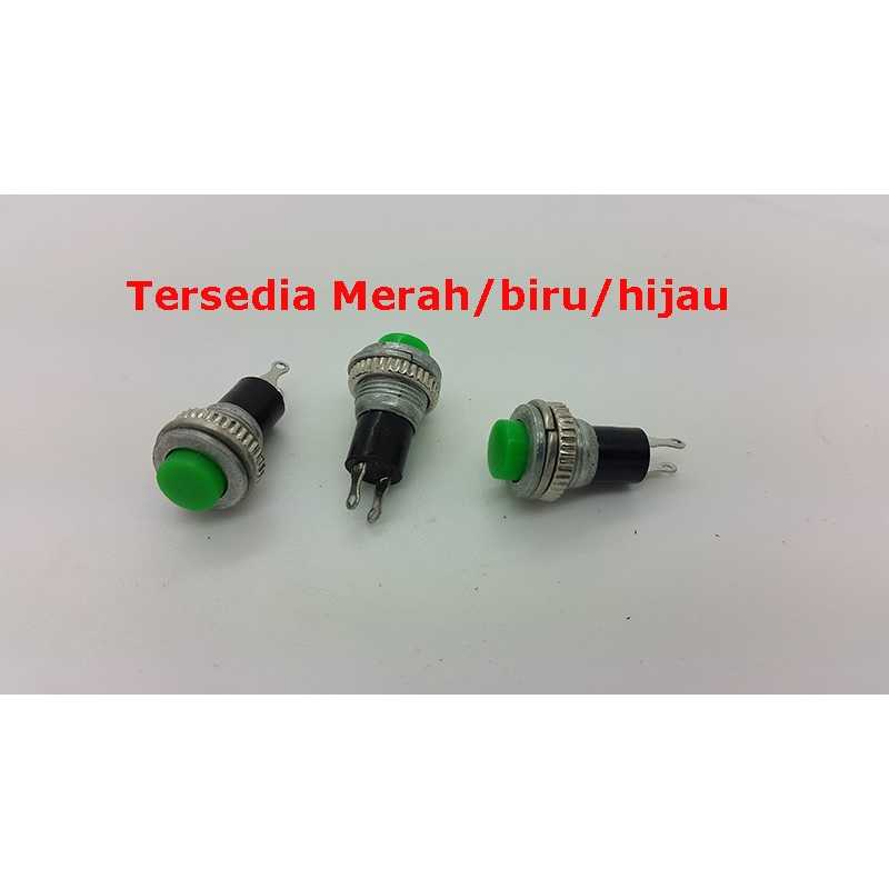 Jual Saklar Push On Mini ( warna merah, kuning & merah ) | Jakmall.com