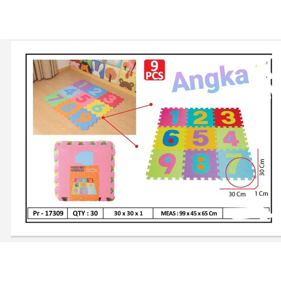 Jual PUZZLE EVA MAT ALAS LANTAI ANGKA PUZZLE ALAS MAIN ANAK