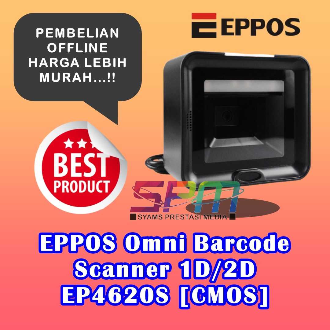 Jual EPPOS Omni Barcode Scanner 1D/2D EP4620S EP-4620S [CMOS]