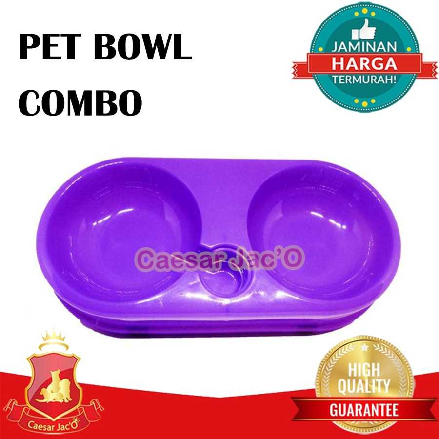 Jual Tempat Makan & Minum Dispenser Kucing Hewan / Pet Bowl Combo