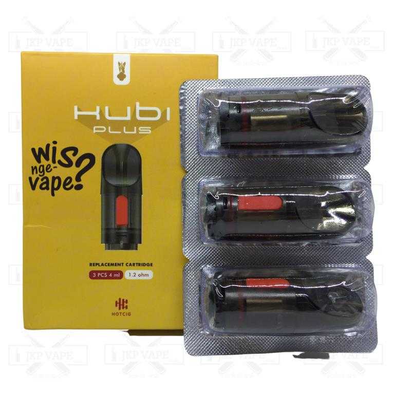 Jual Hotcig Kubi Plus Cartridge 4ml Authentic | Jakmall.com