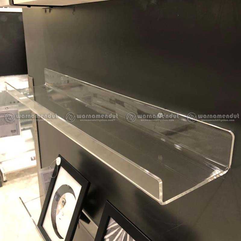 Jual WMO IK6342 MELLO Ambalan rak dinding transparan 60cm