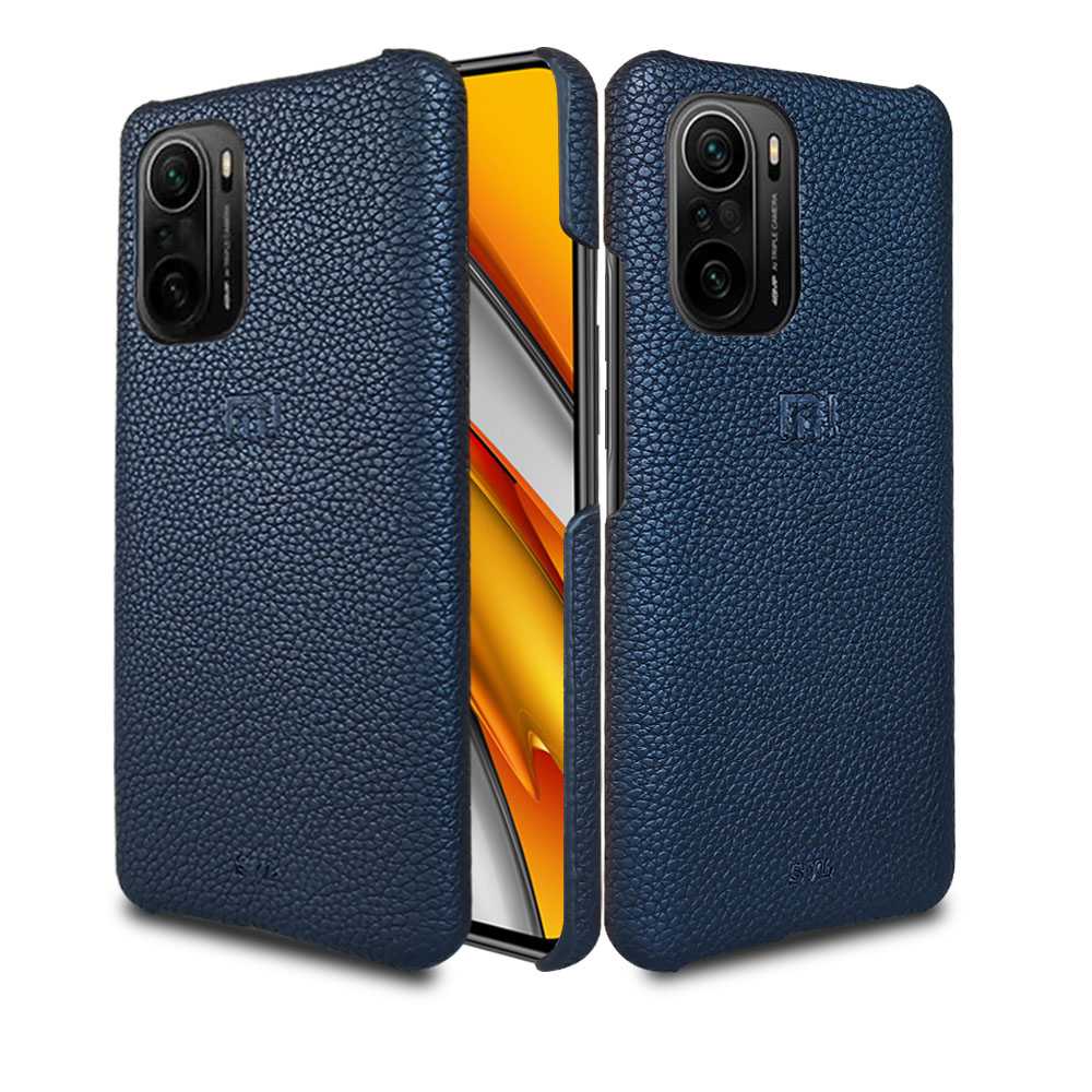 Jual Case Xioami Poco F3 Hardcase SVL Vintage Leather Microfiber