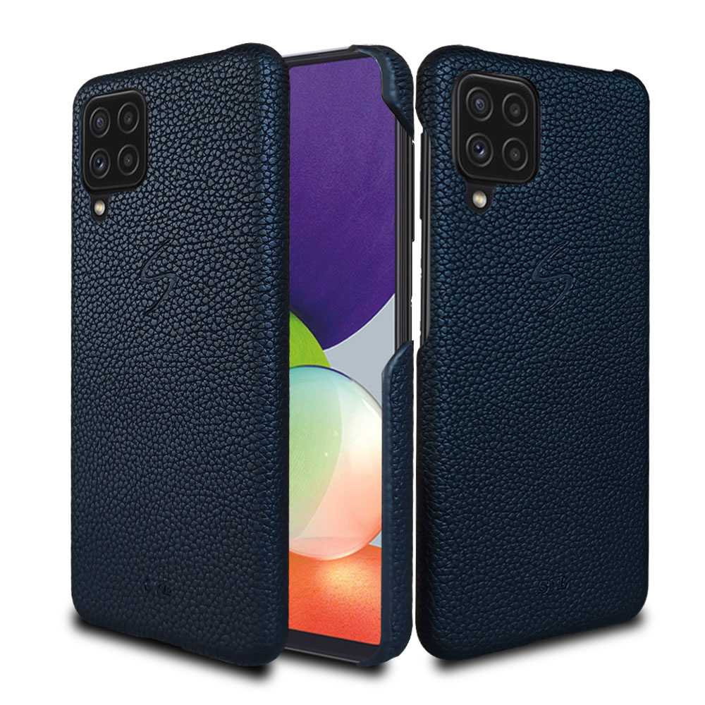 Jual Case Samsung A22 4G Hardcase SVL Vintage Leather Microfiber