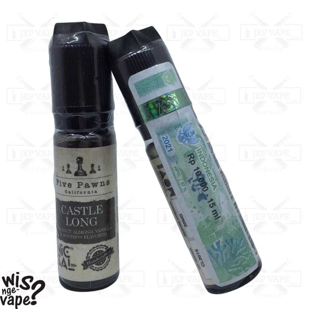 Jual Five Pawns Castle Long 15ml - Liquid Vape NicSal99 Salt Nic