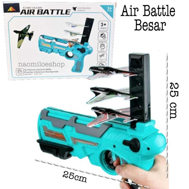 Jual MAINAN PISTOL PESAWAT AIRPLANE BATTLE GUN PISTOL KETAPEL