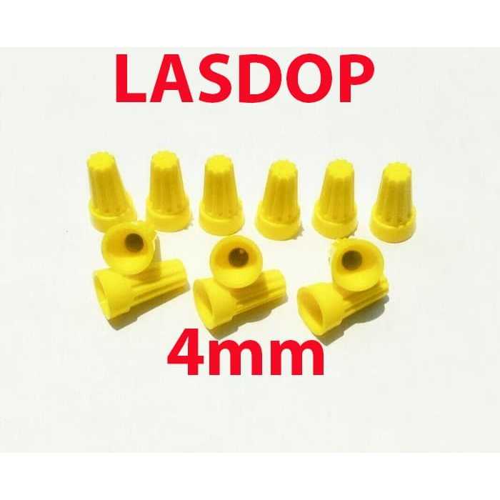 Jual LASDOP PUTAR 4 MM WIRE CONNECTOR PENYAMBUNG KABEL SP4