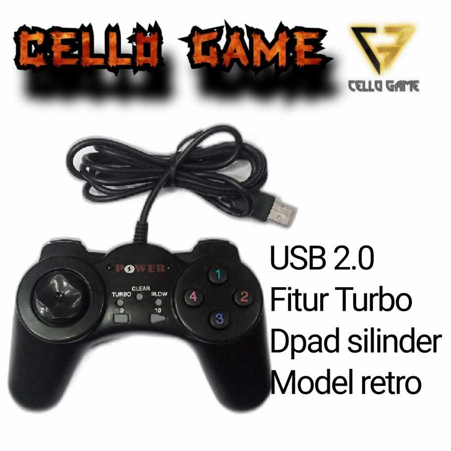 Jual STIK PC/LAPTOP USB SINGLE GAMEPAD STICK GAME PAD CONTROLLER