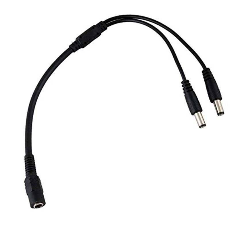 Jual Kabel Power CCTV 1 to 2 / DC Female to 2 Jack DC Male Plug