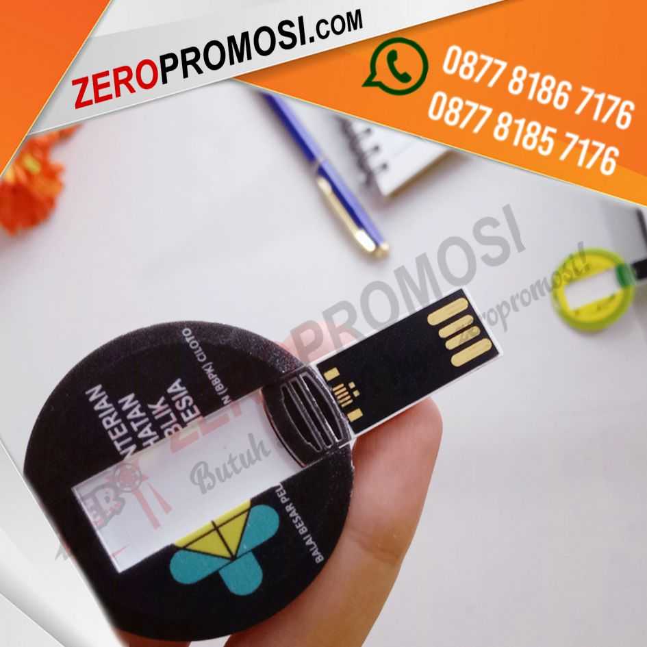 Jual Souvenir USB Flashdisk Mini Round FDCD14 | Jakmall.com