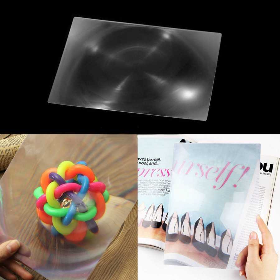 Jual 13.5x9.5cm kaca pembesar / magnifier / magnifying card