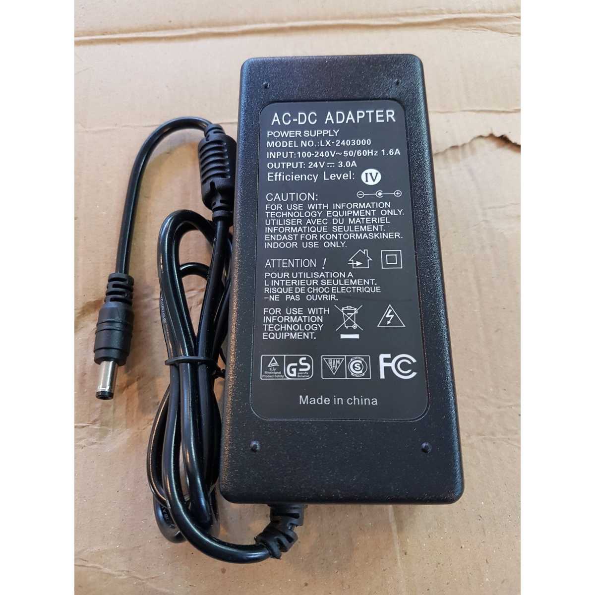 Jual Adaptor 24v 3A DC / 24v 3 ampere | Jakmall.com