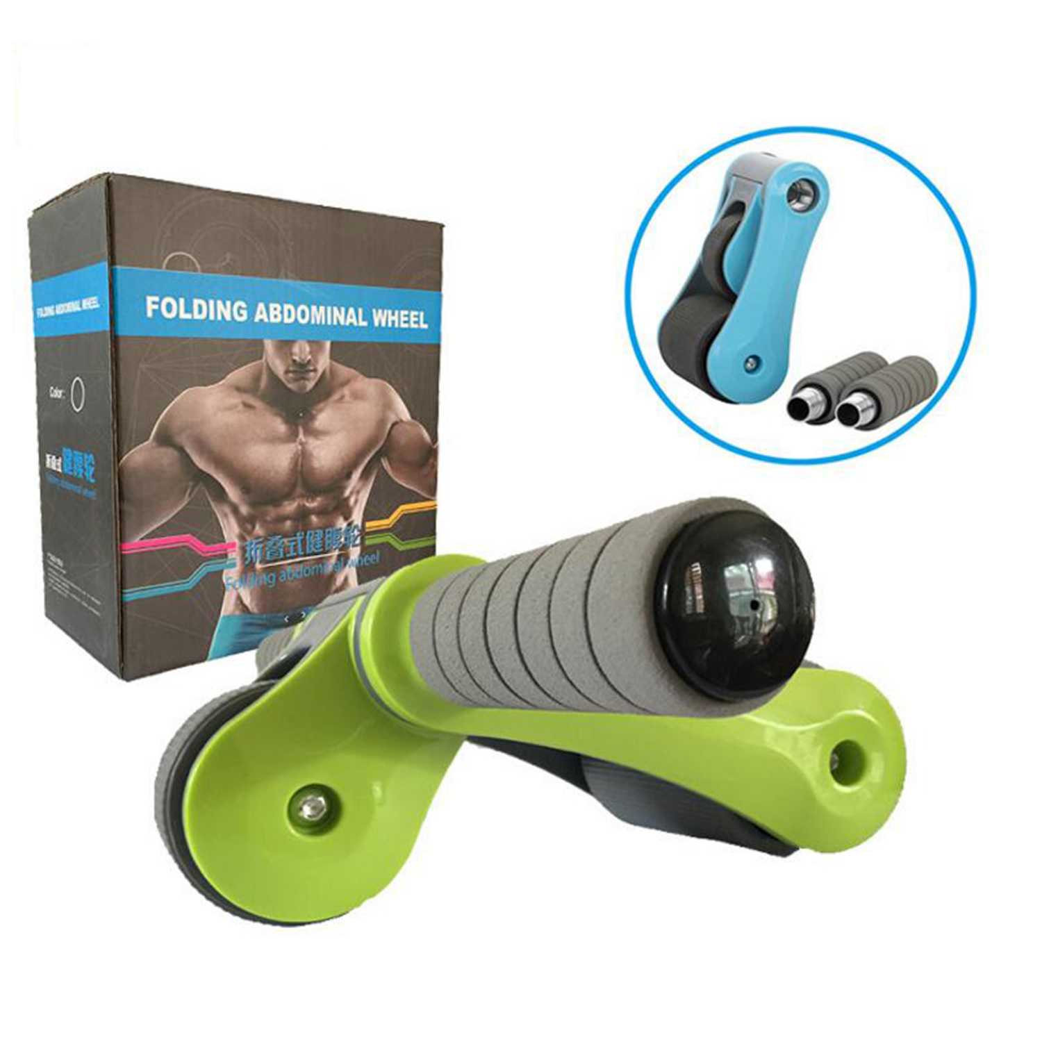 Jual Folding Abdominal Wheel - Alat Push Up Random | Jakmall.com