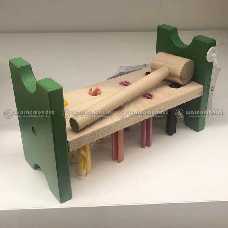 Jual MULA Blok mainan memalu merangsang motorik anak diatas 18