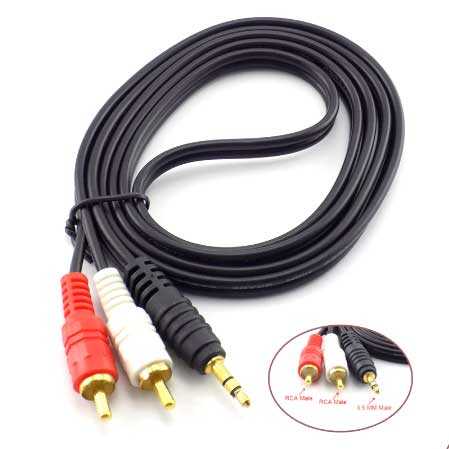 Jual Kabel Audio Jack 3.5mm to RCA Male - RC3501 | Jakmall.com