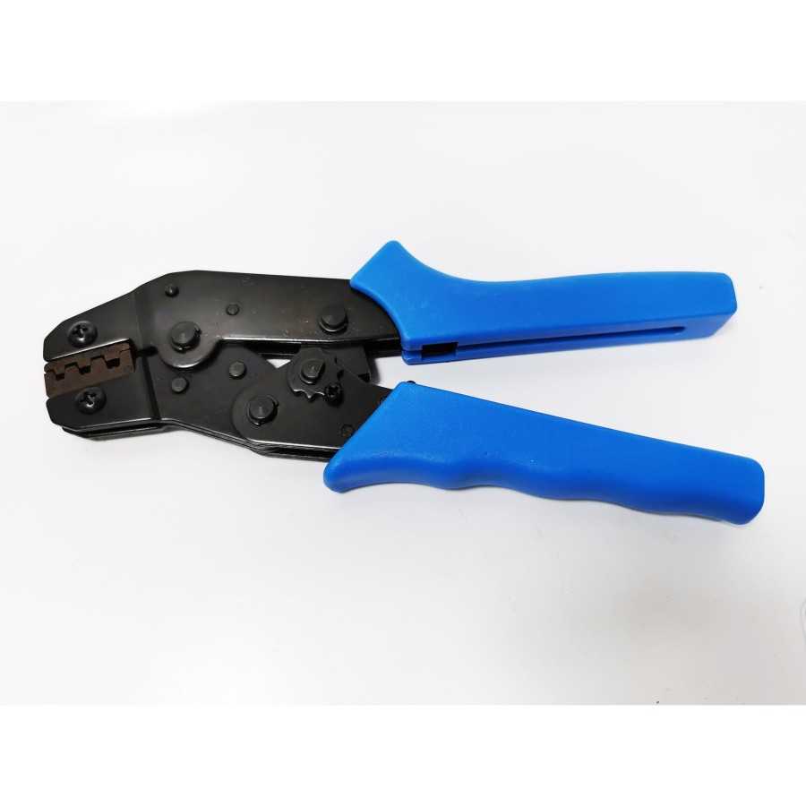 Jual TANG CRIMPING SKUN Ratchet KABEL Merk SIBO Type SN-48B BIRU