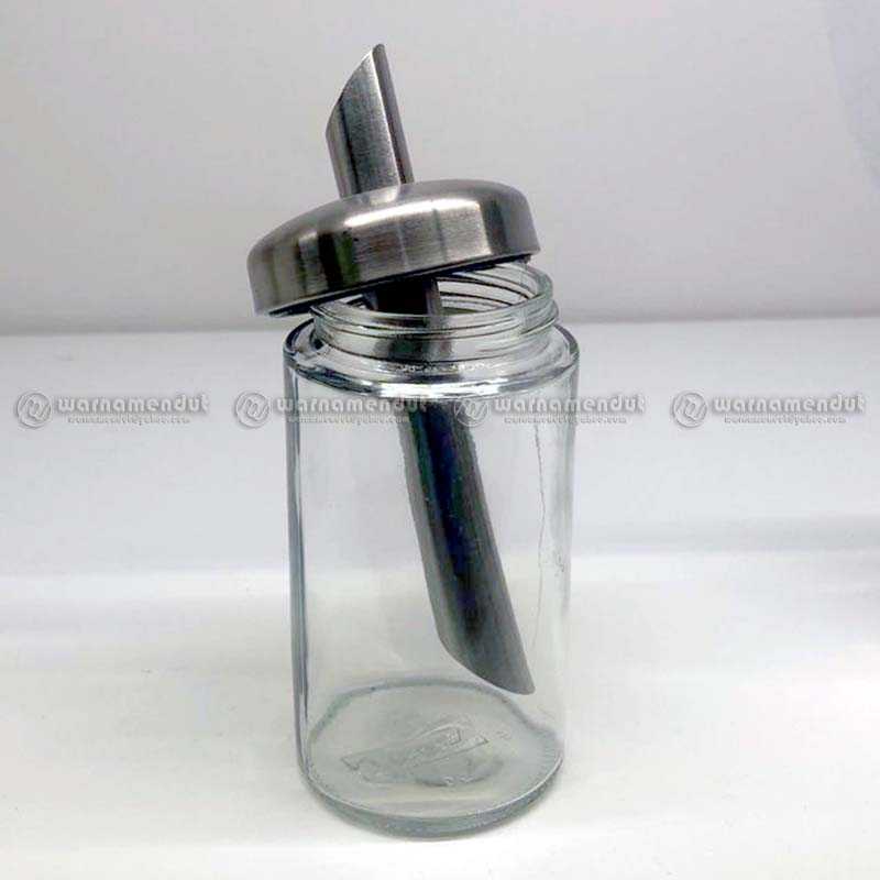 Jual WMO IK7070 BHOLD Tempat gula dari kaca bening dan baja