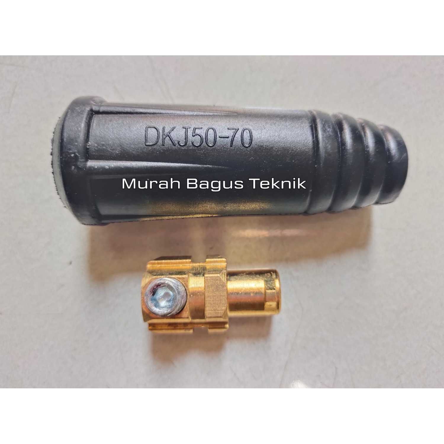 Jual SAMBUNGAN KABEL LAS COWOK 50-70mm CABLE CONNECTOR MALE