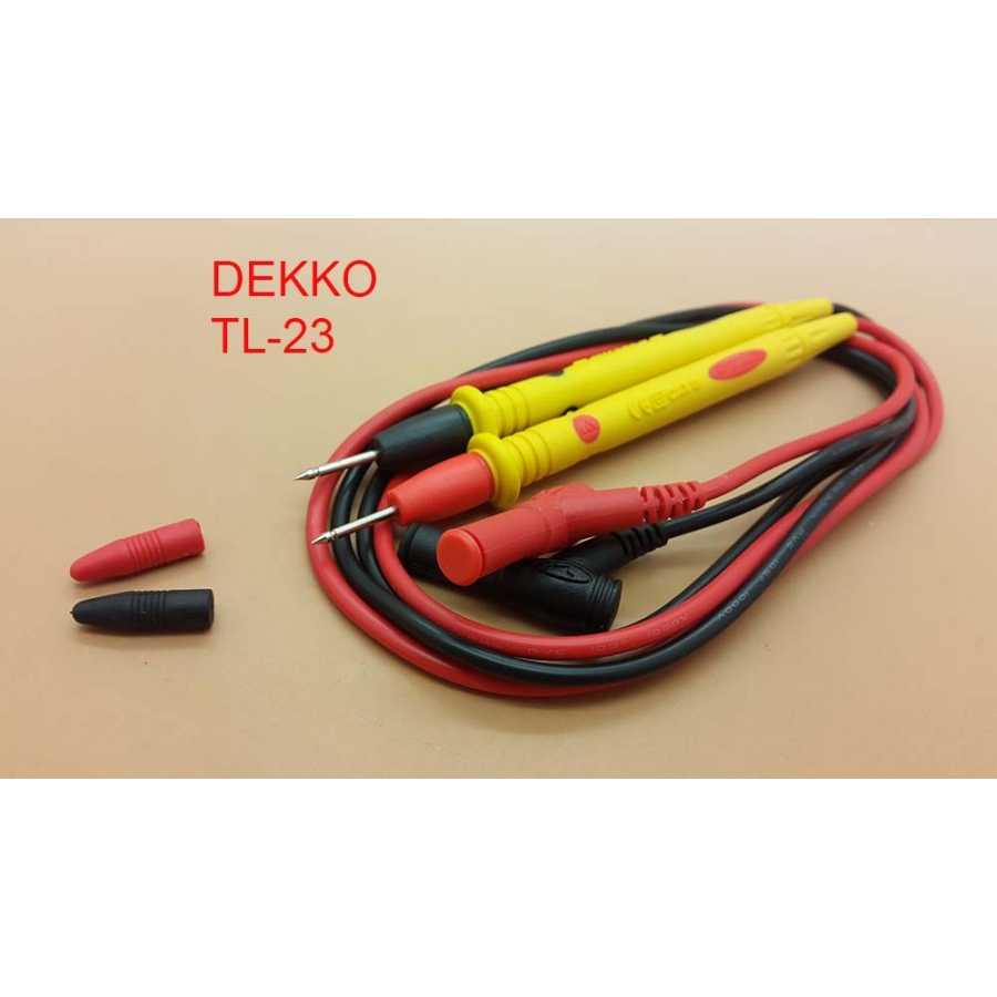Jual Kabel Multitester Dekko TL-23 ( Jarum Standart ) | Jakmall.com