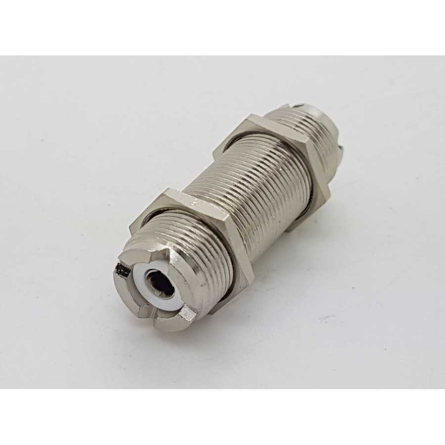 Jual Konektor I PL Female to PL Female drat 4.5cm / conektor