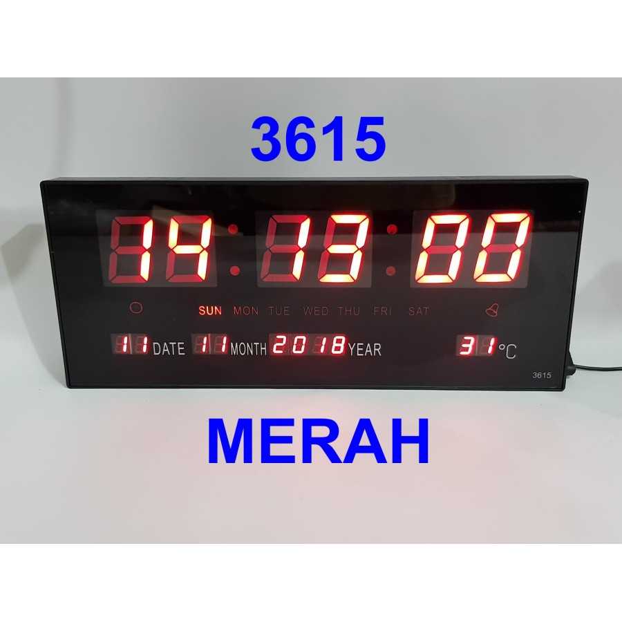 Jual JAM DIGITAL LED 3615 / clock digital | Jakmall.com