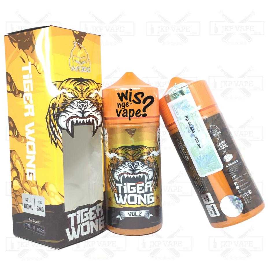 Jual Tiger Wong V2 Mango Blast 100ml - By Baim x Zoo Liquid Vape