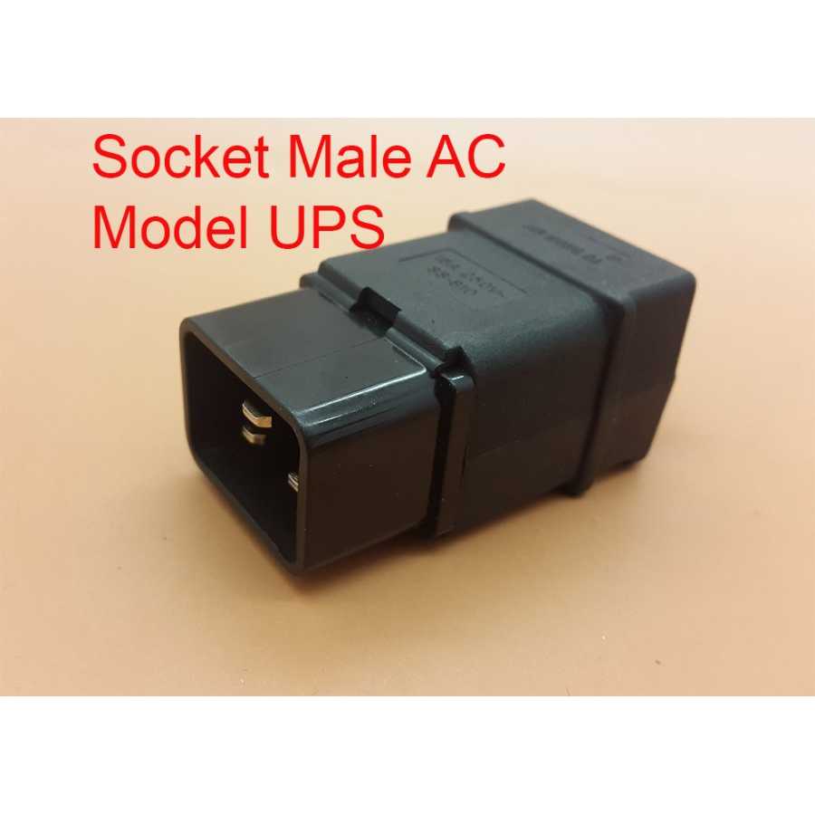 Jual Socket Male AC model UPS ( cocok untuk watt besar ) | Jakmall.com