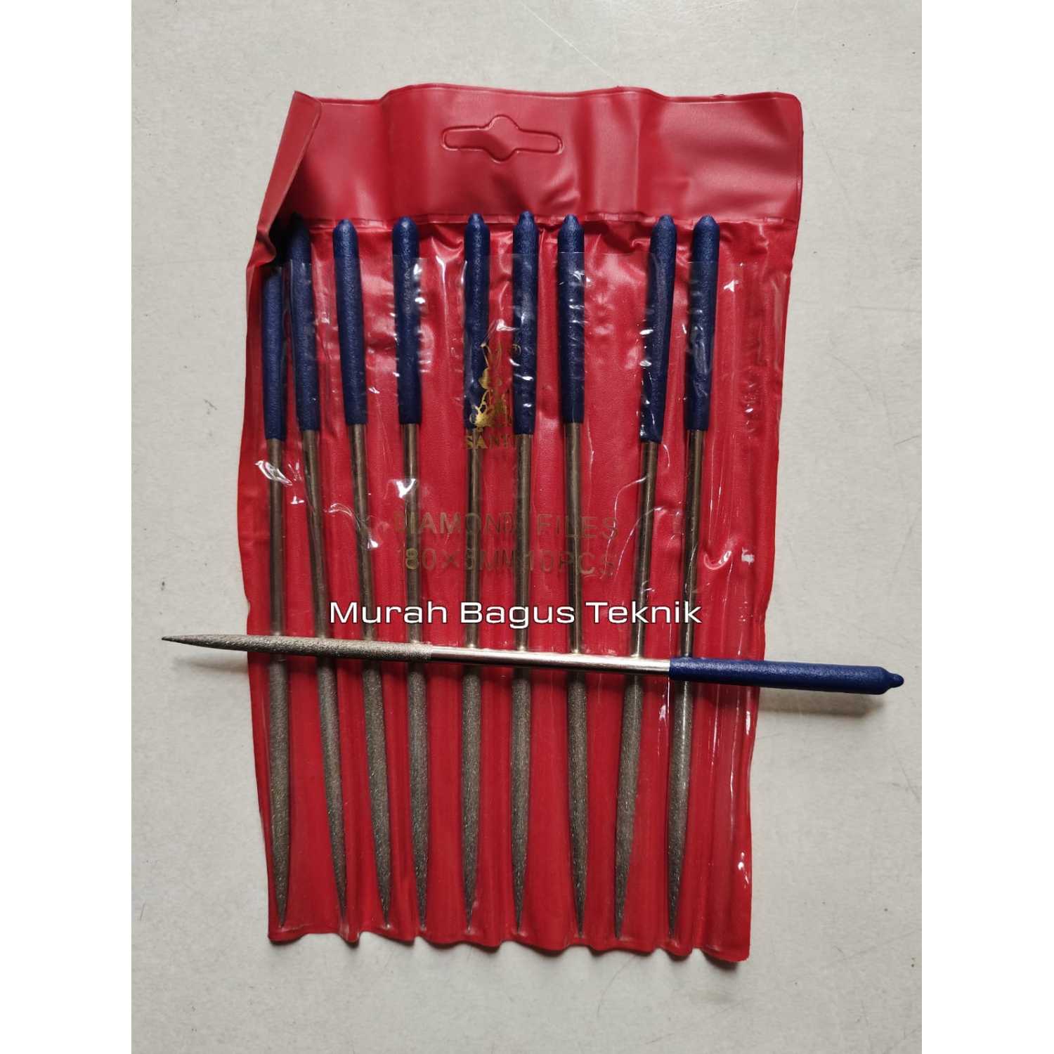 Jual KIKIR DIAMOND BULAT 5mm x 180mm KIKIR BESI BULAT | Jakmall.com