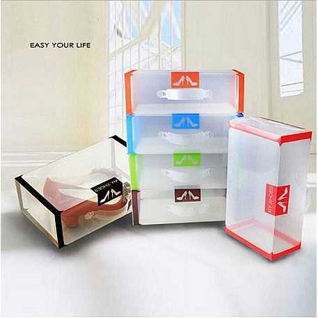 Jual My Shoes Box Sepatu Transparan Kotak Sepatu Sandal Box