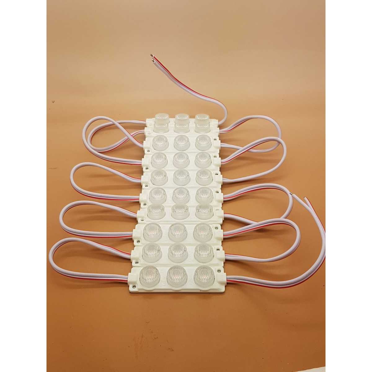 Jual Cahaya MERAH Samsung Cree led module with 3 Lens 3 watt