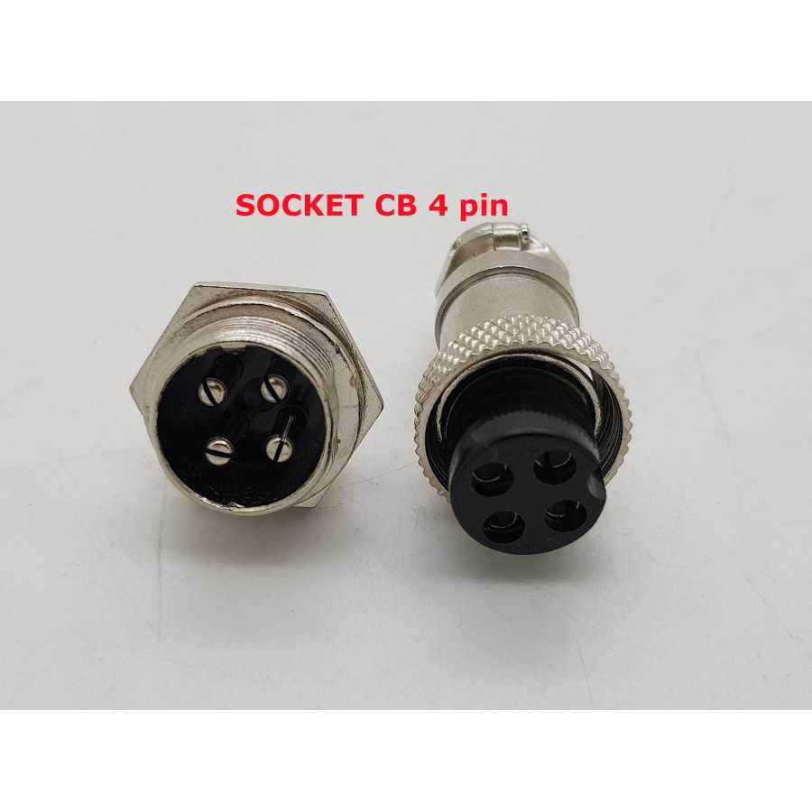 Jual Connector CB 4 Pin Set / konektor / socket | Jakmall.com