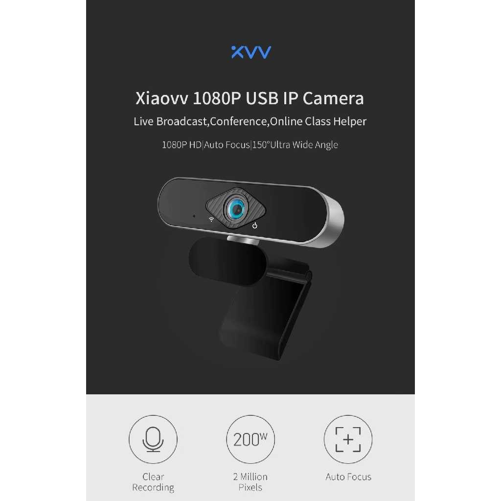 Jual XIAOVV HD Web USB Camera - Webcam 2MP Auto Focus Ultra Wide