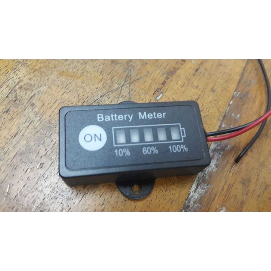 Jual Auto Car DC 12V LED Battery Indicator Level Meter | Jakmall.com