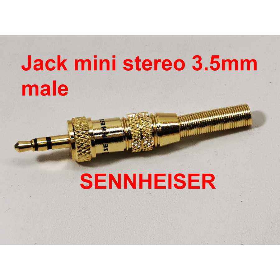 Jual Jack Mini Stereo male 3.5 Mm High End Audio Plug SENNHEISER
