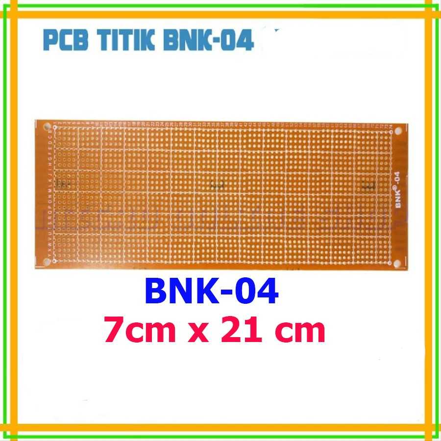 Jual PAPAN PCB Bolong BNK - 04 ( 7cm × 21 cm ) / Lubang / Titik