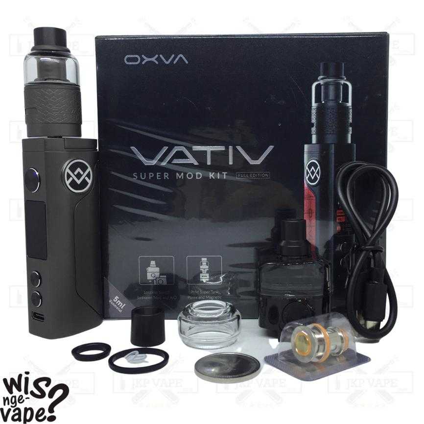 Jual OXVA Vativ Super Mod 100W Authentic - Full Kit PnM Tank By