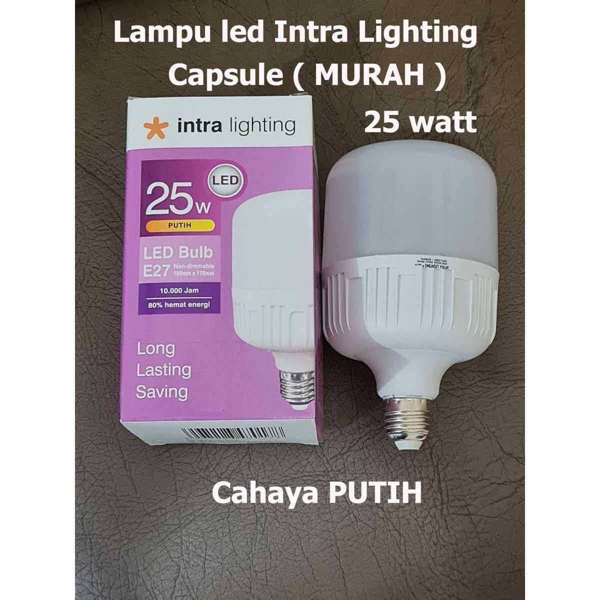 Jual Lampu led Capsule 25w MURAH intra lighting cahaya putih