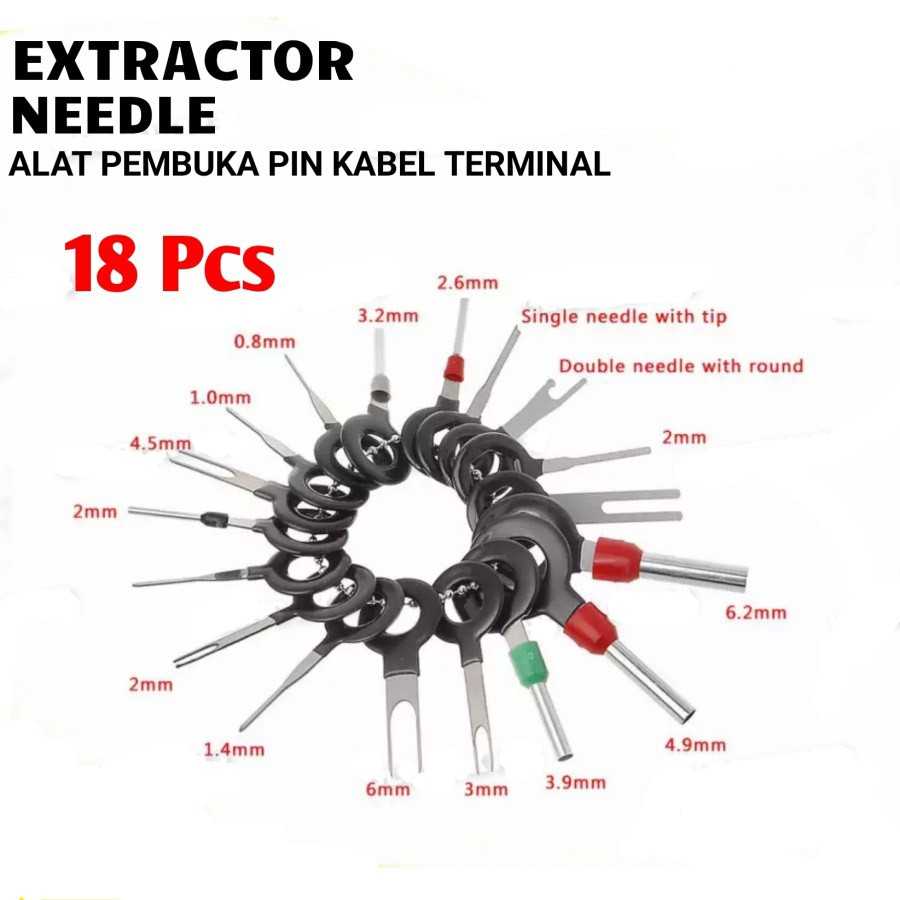 Jual Pelepas Skun Pin 18pcs Konektor Kabel Terminal Ekstraktor