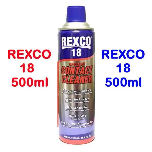 Jual Rexco 18 500ml Pembersih Elektrik & Elektronik Contact