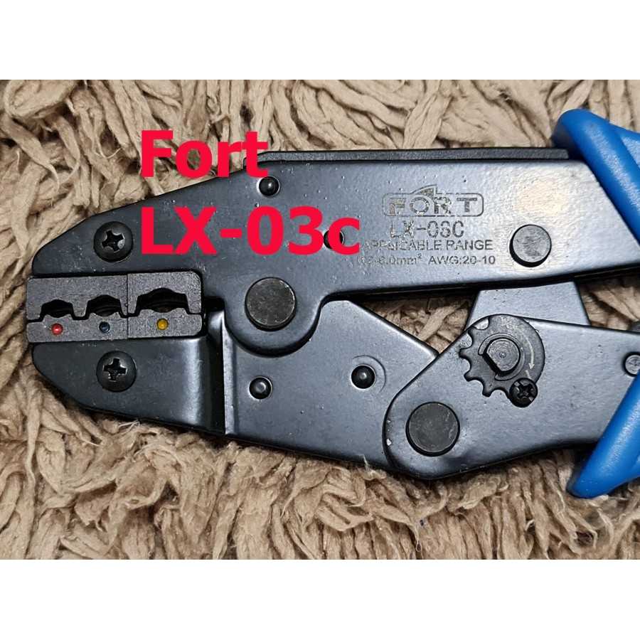 Jual tang crimping LX-03C Merk FORT press crimping ratchet tool