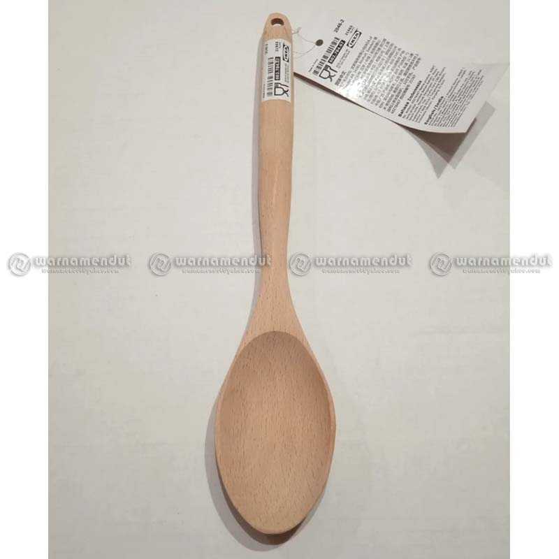 Jual IKEA RORT Sendok bulat bahan kayu beech panjang 31.5 cm