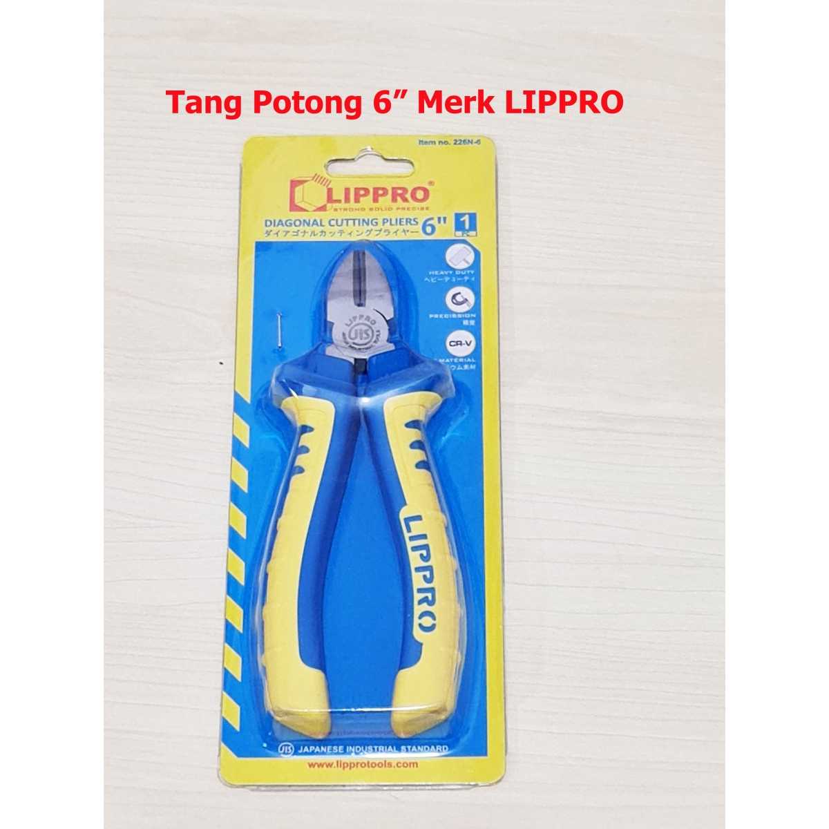 Jual Tang potong 6" merk LIPPRO - Diagonal Cutting Plier 6 INCH