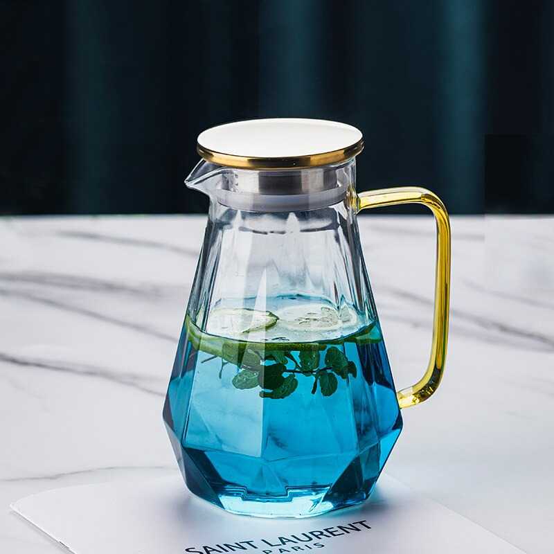 Jual BORREY Teko Pitcher Kaca Tahan Panas Api Water Jug | Jakmall.com